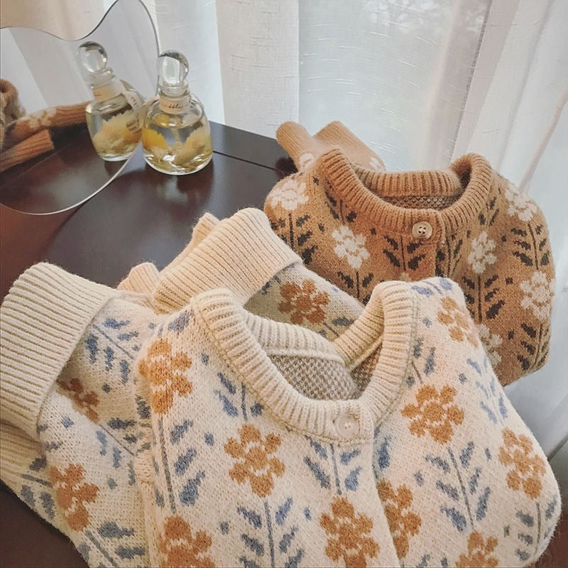 Cottagecore Style Knitted Sweater – Toadds