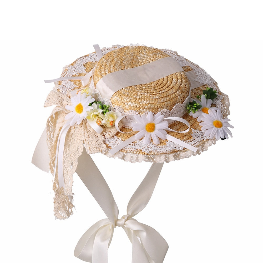 Cottagecore Lace Bonnet Victorian Hat – Toadds