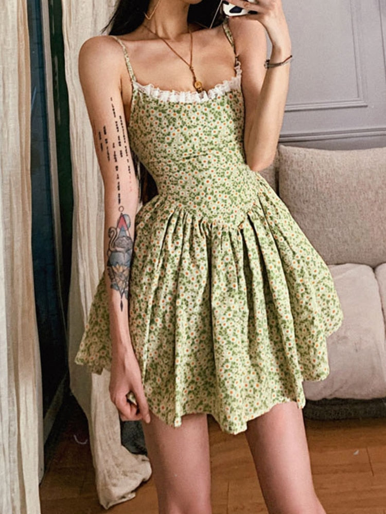 Cottagecore Summer Mini Dress – Toadds